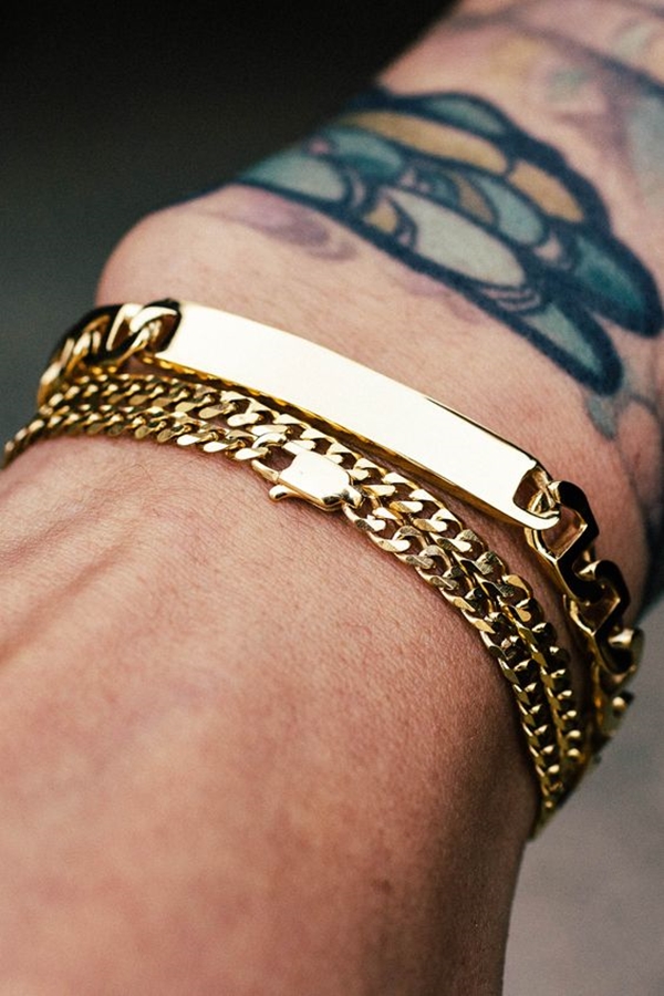40 Original Men’s Gold Bracelet Designs - Machovibes