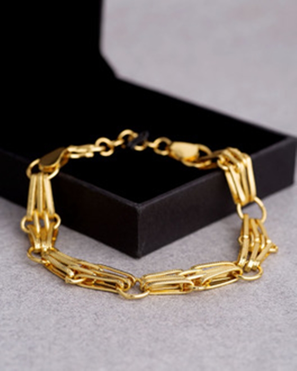 40 Original Men’s Gold Bracelet Designs - Machovibes