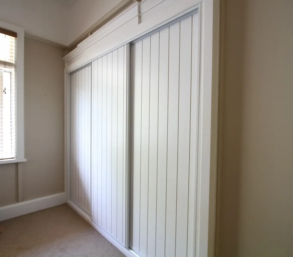 Crafting Elegance: Fully Framed Sliding Wardrobe Doors in Unpainted VJ ...
